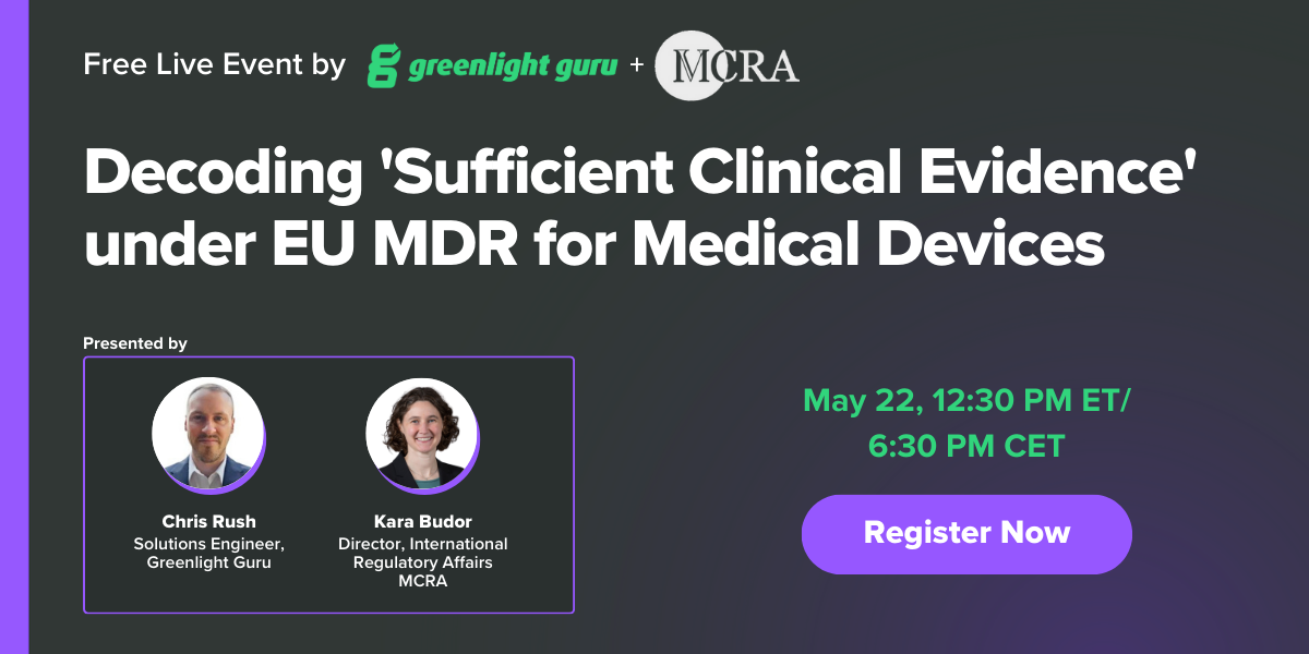 Decoding 'Sufficient Clinical Evidence' under EU MDR for Medical Devices